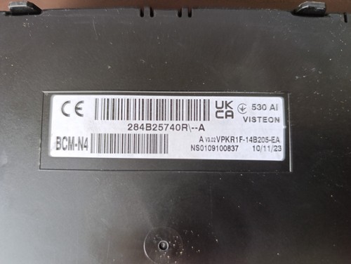 RENAULT MASTER BCM-N4 BODY CONTROL MODULE 284B25740R | eBay UK