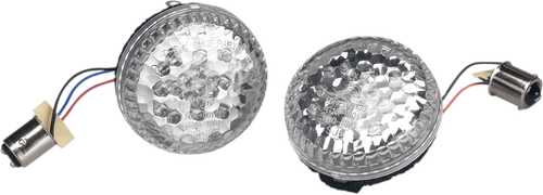 Show Chrome - 10-1801 - LED Turn Signal Conversion Kit, 2 1/2in. - Rear ...