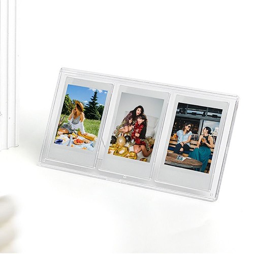 Instant Film Camera Photo Table 3 Slots Photo Frame For Fujifilm Instax ...