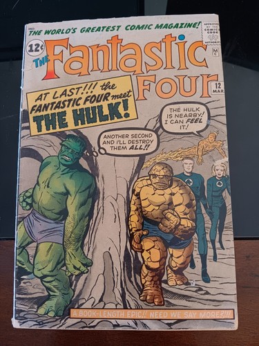 Fantastic Four #12 Marvel Comics. 1963. VG | eBay