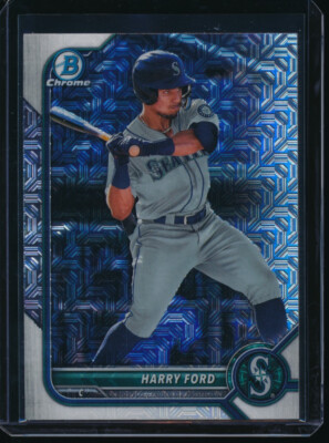 HARRY FORD 2022 Bowman Chrome Draft ASIA MOJO REFRACTOR MARINERS Rookie ...