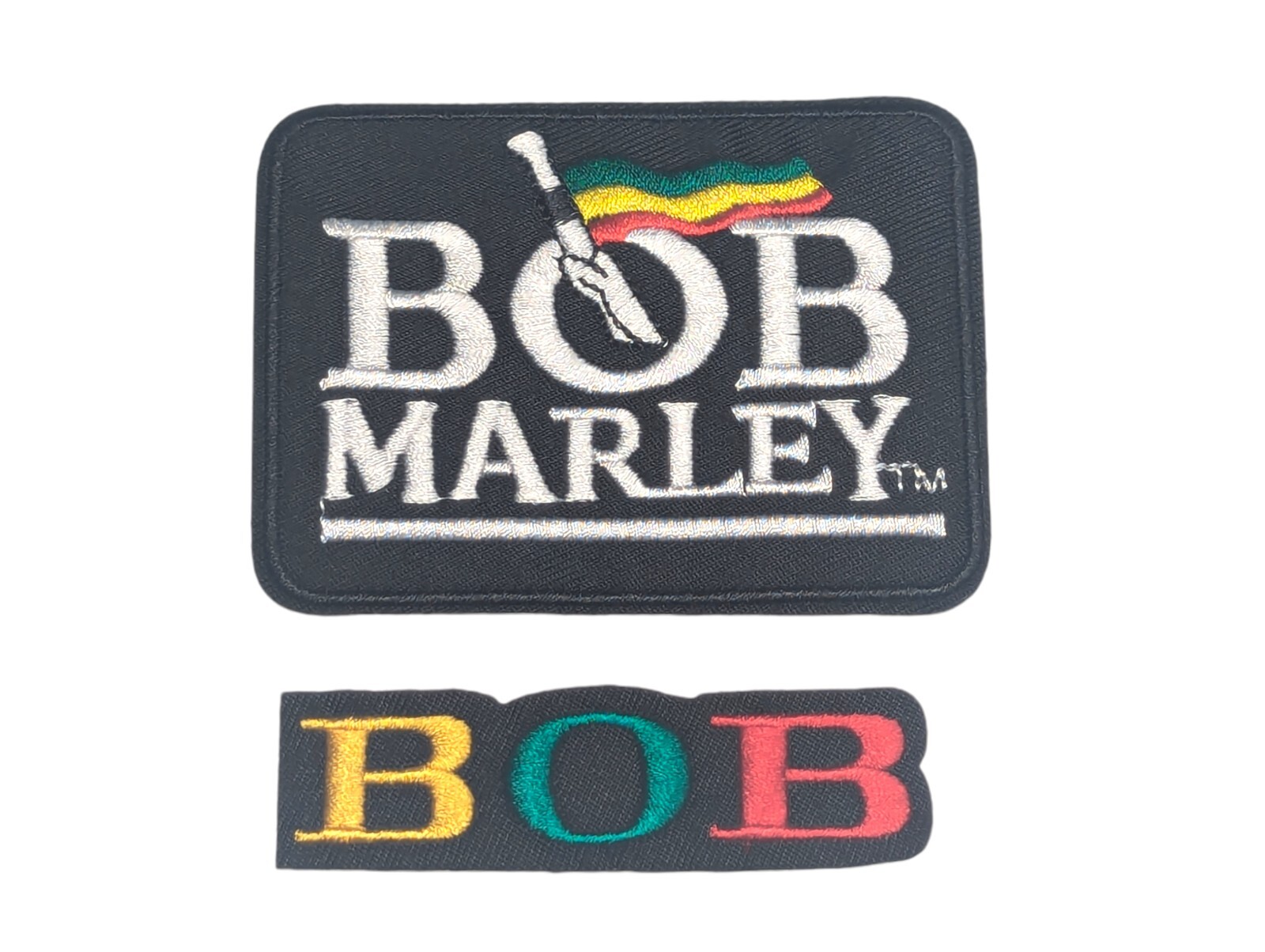 Bob Marley Patch Set of 2 iron on patches Embroidered | eBay