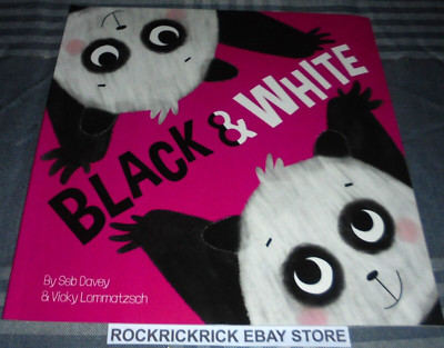BLACK & WHITE PICTURE BOOK BY SEB DAVEY & VICKY LOMMATZSCH 25CM X 25CM ...
