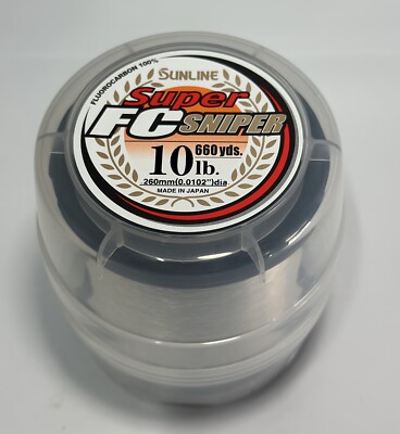 Sunline Super FC Sniper - 660 Yard Spool 10LB | eBay