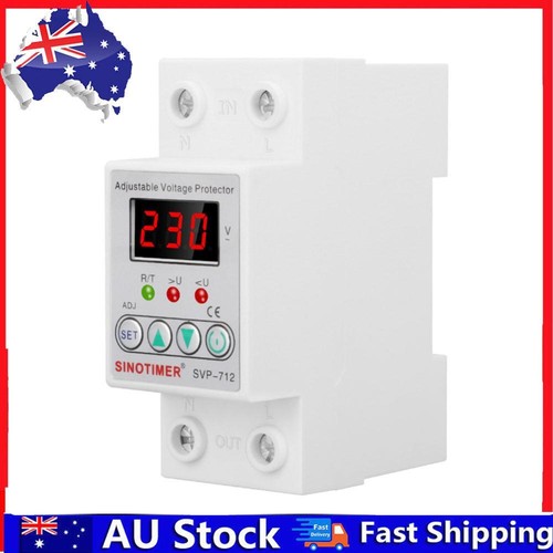 Digital Over Under Voltage Protective Device Automatic Reset Protector ...