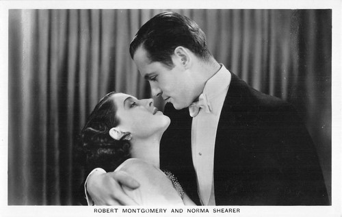 br106040 robert montgomery norma shearer Artist actor movie film star ...