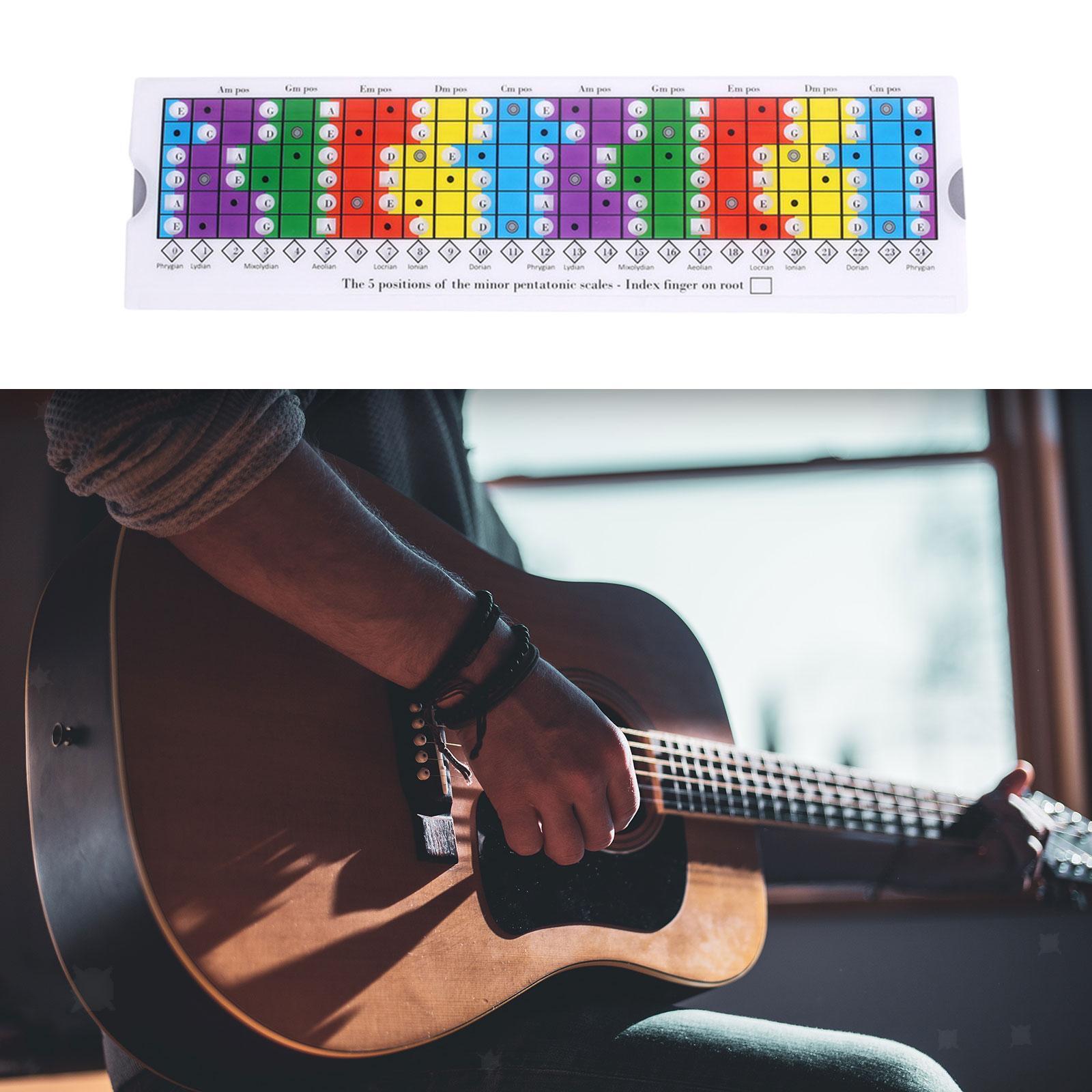 Sliding Ruler Electric Folk Guitar Scale Slide Rule for Guitarists ...