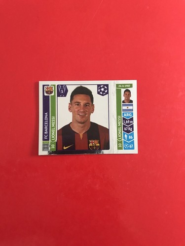 Lionel Messi Panini Sticker League Champions 2014-2015 Mint #426 ...