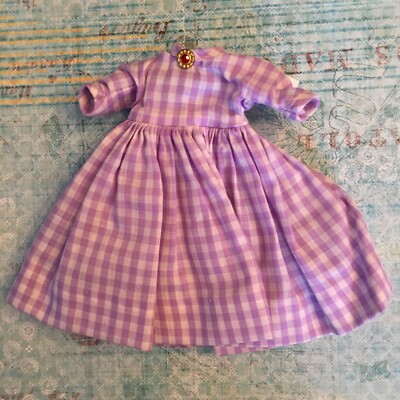 Original Purple checker Dress 8" Madame Alexander dolls | eBay