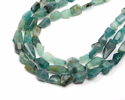 Natural Green Grandidierit Gemstone 8Inch Strand 9x11-8x15 MM Beads ...