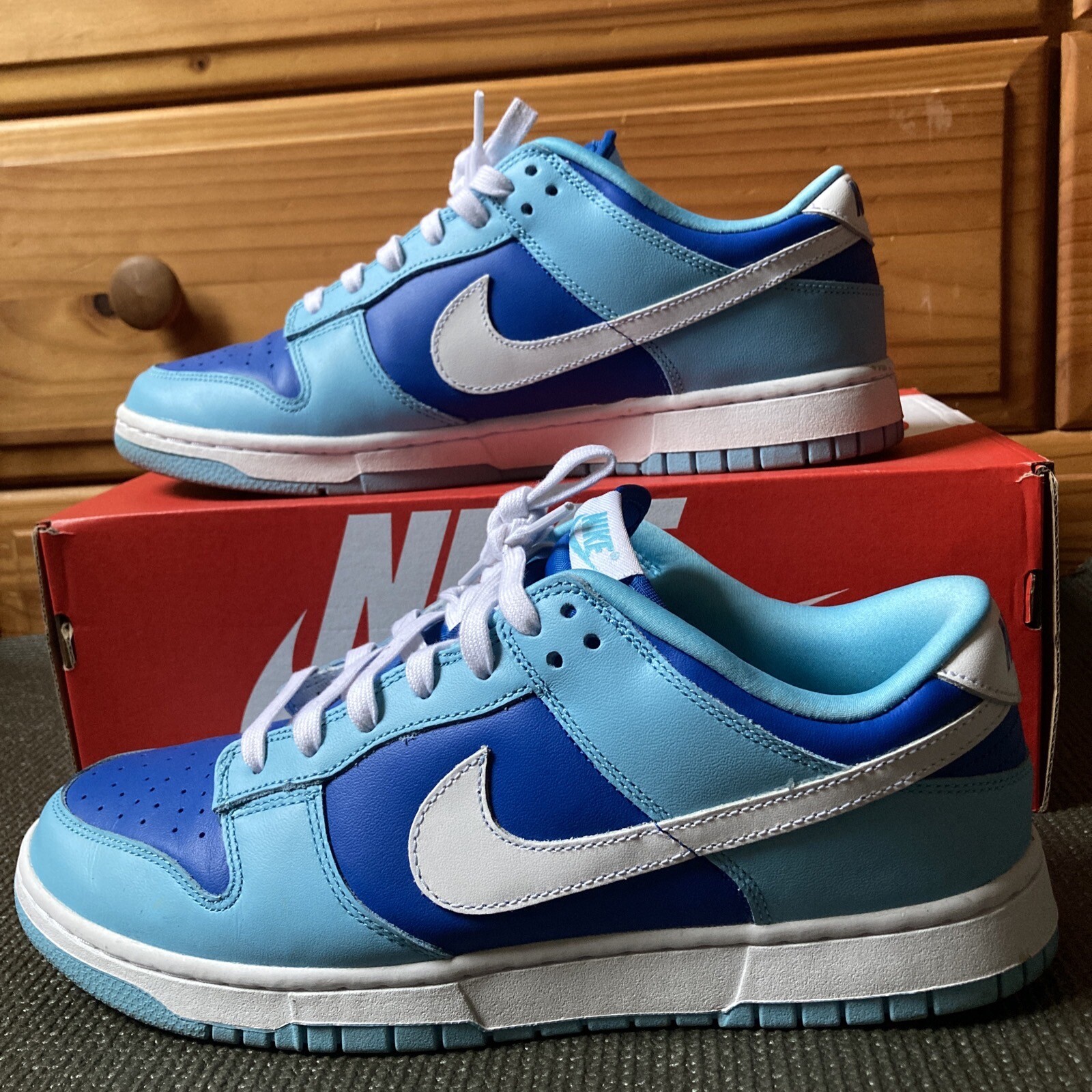 Nike Dunk Low Argon 2022 Sz 10 WITH BOX - Gem