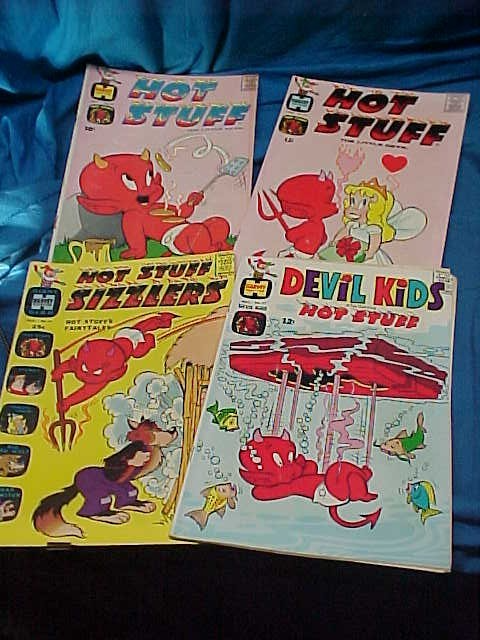 4-1960s HOT STUFF + DEVIL KIDS Harvey COMIC BOOKS Clean | eBay