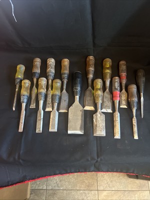 Lot Of 15 Stanley Wood Chisels ~ Nice Vintage Set! | eBay