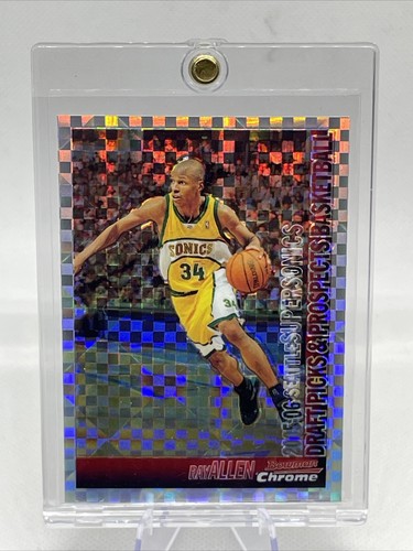 2005-06 Bowman Chrome #60 Ray Allen XFractor NBA HOF /150 NM+ | eBay
