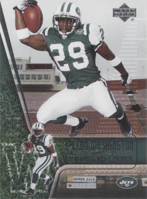 2006 Upper Deck NFL Players Rookie Premiere - Leon Washington #22 (RC ...