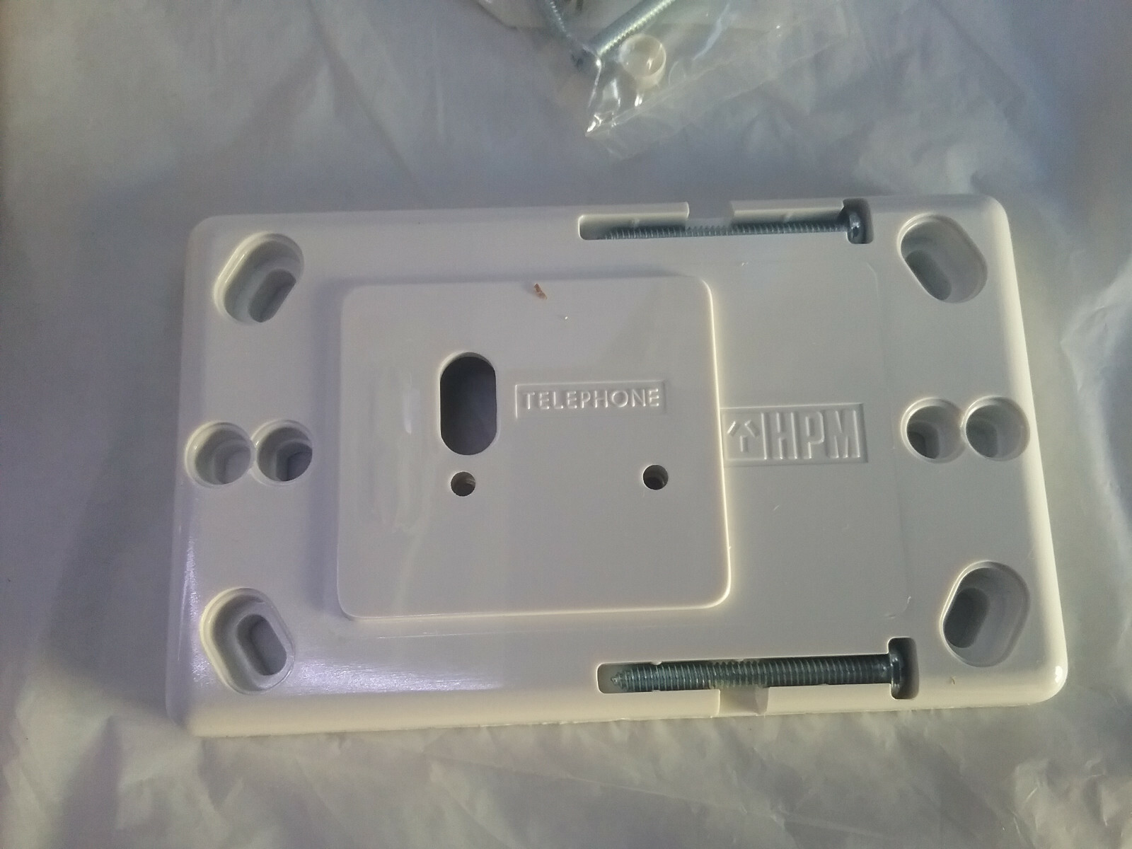 HPM XL770TOWE Telephone Outlet Plate, Plastic, White, XL (11 PIECES) | eBay