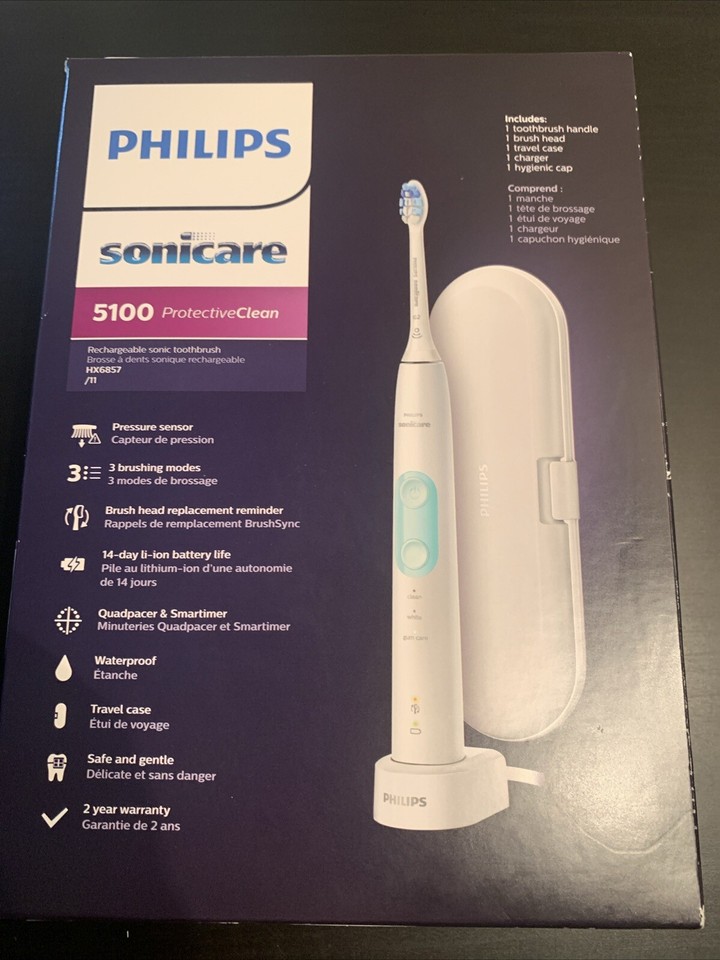 NEW ~ Philips Sonicare 5100 Protective Clean - Rchrge Electric ...
