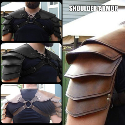 Medieval Shoulder Armor Gladiator Samurai Battle Knight Pauldrons ...