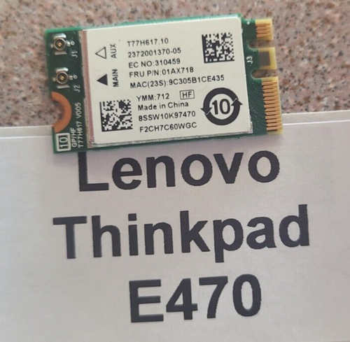 Genuine Lenovo ThinkPad E470 14" Laptop Wireless WiFi Card 8265NGW ...