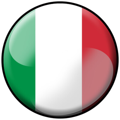 drapeau Italien rond - 20cm - Sticker/autocollant | eBay
