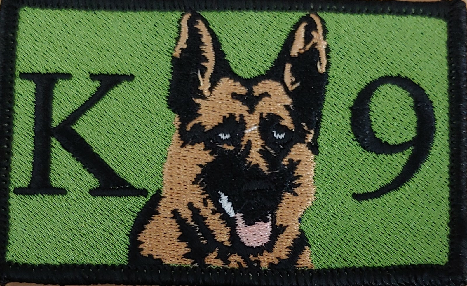 K9 German Shepherd Dog K-9 Patch Iron-On Sew Morale Tactical Military ...
