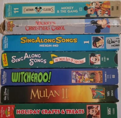 Lot Of 7 Disney VHS Tapes - Mickey Mouse | eBay