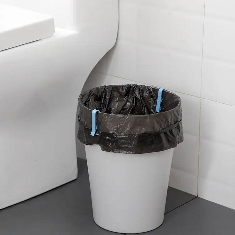 Small Trash Bin Clamp Garbage Bag Fixing Clip♻ A1K3 | eBay Australia