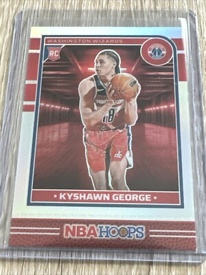 2024-25 NBA Hoops Keyshawn George RC Rookie Opti-Chrome Halo Rookie ...