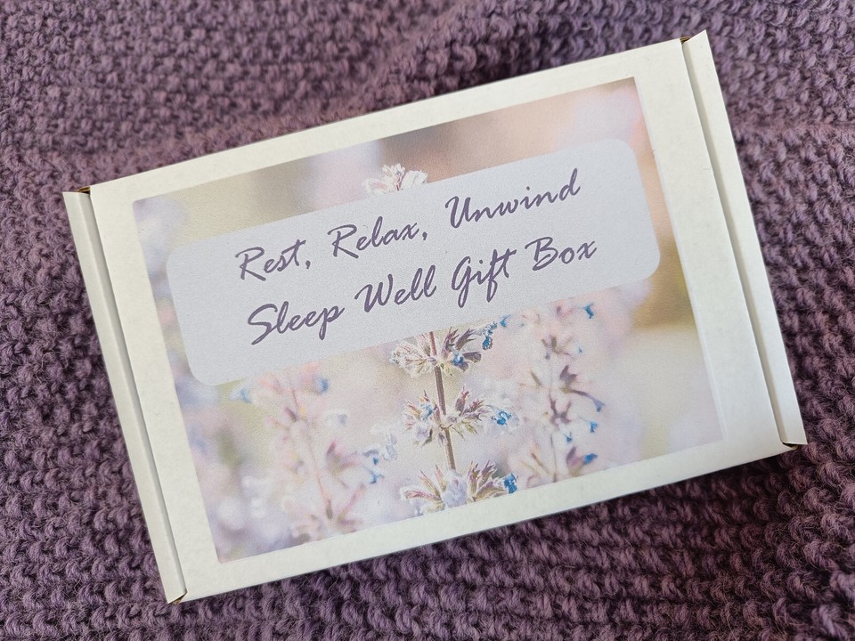 SALE - Sleep Well Gift Box Lavender Pillow Spray Wellbeing Gift Pamper ...