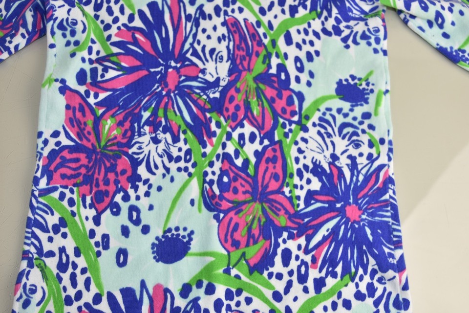 New Lilly Pulitzer ANNETTE Sweater Resort White In the GARDEN Exra ...