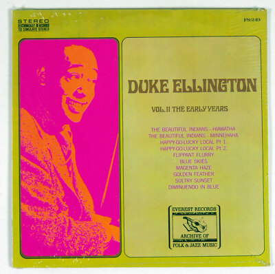 Duke Ellington Vinyl Vol. II The Early Years 1966 pressing Factory ...