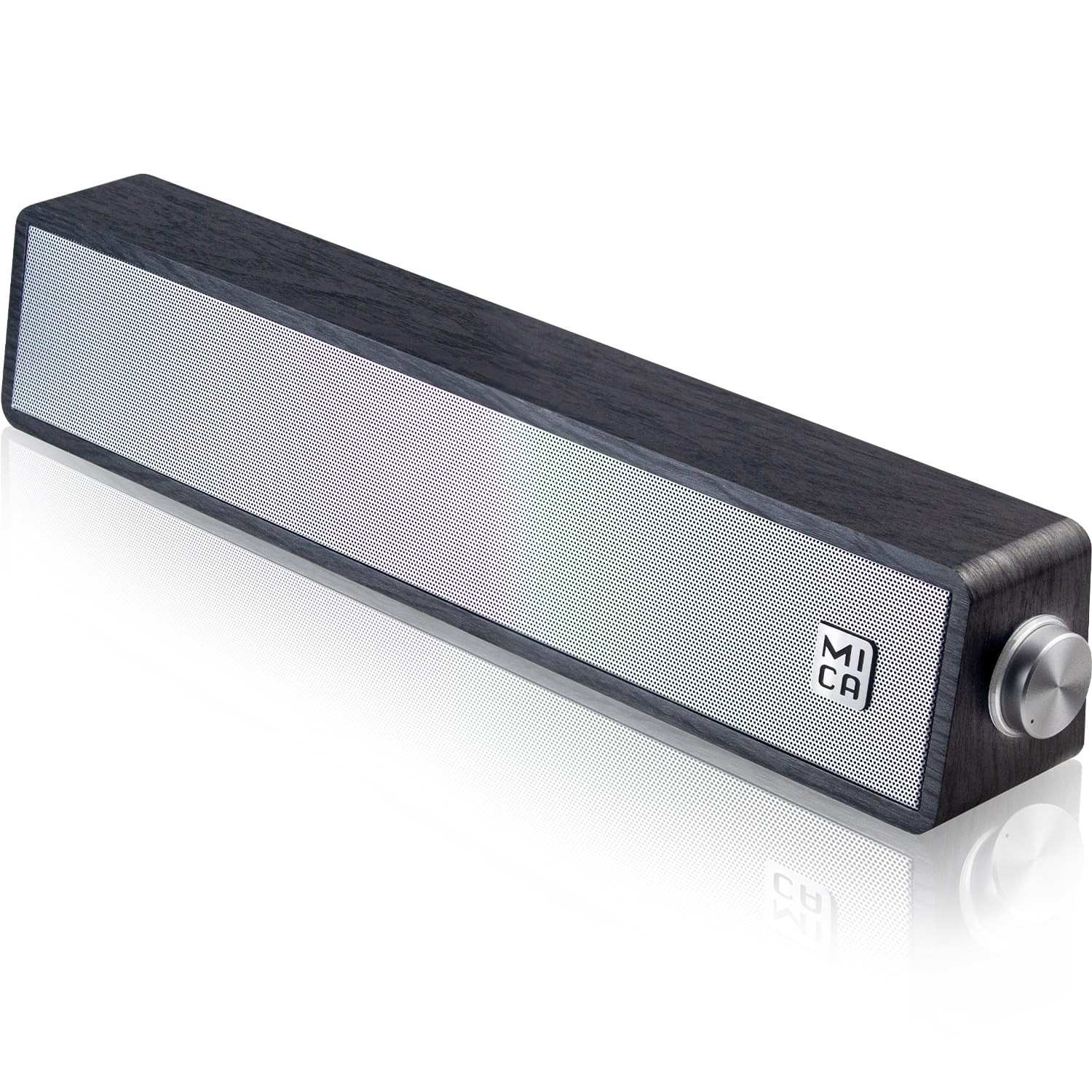 MICA Computer Speaker Wired Sound Bar Wooden Mini Soundbar USB Cables ...