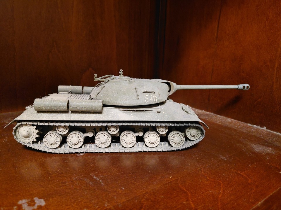USSR Russian JS Stalin Built 1/35 Weathered Paint Heavy Tank | eBay