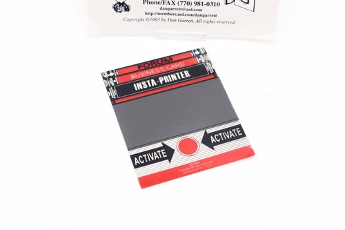 Vintage Collectible Insta-FAX Card Printer by Dan Garrett Magic Trick ...