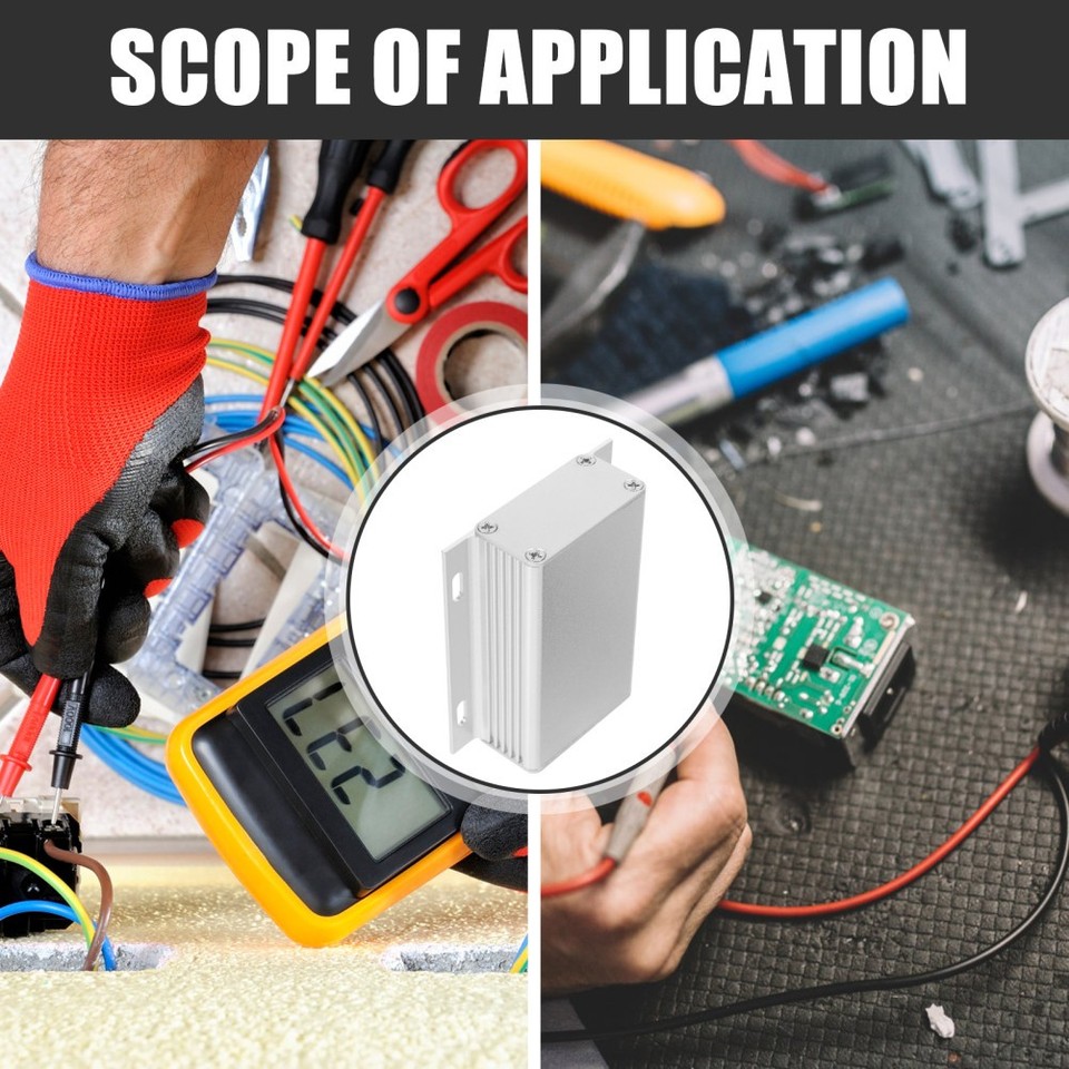 Junction Box Diy Electronic Case Aluminum Project Boxes for Electronics ...