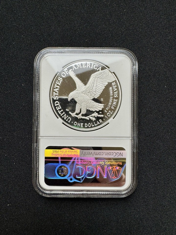 2025-S Proof $1 American Silver Eagle Navy Privy NGC PF70UC FDI Anna ...
