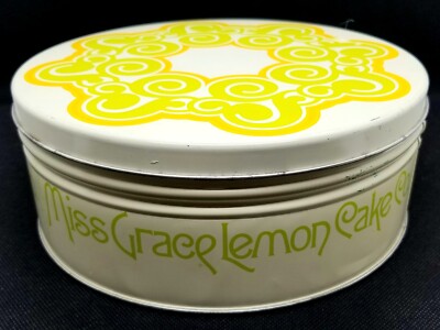 Vintage Miss Grace Lemon Cake Tin Beverly Hills, California Bakery ...