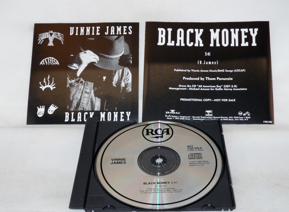Vinnie James - Black Money Promotional ONLY CD Single - ** Free ...