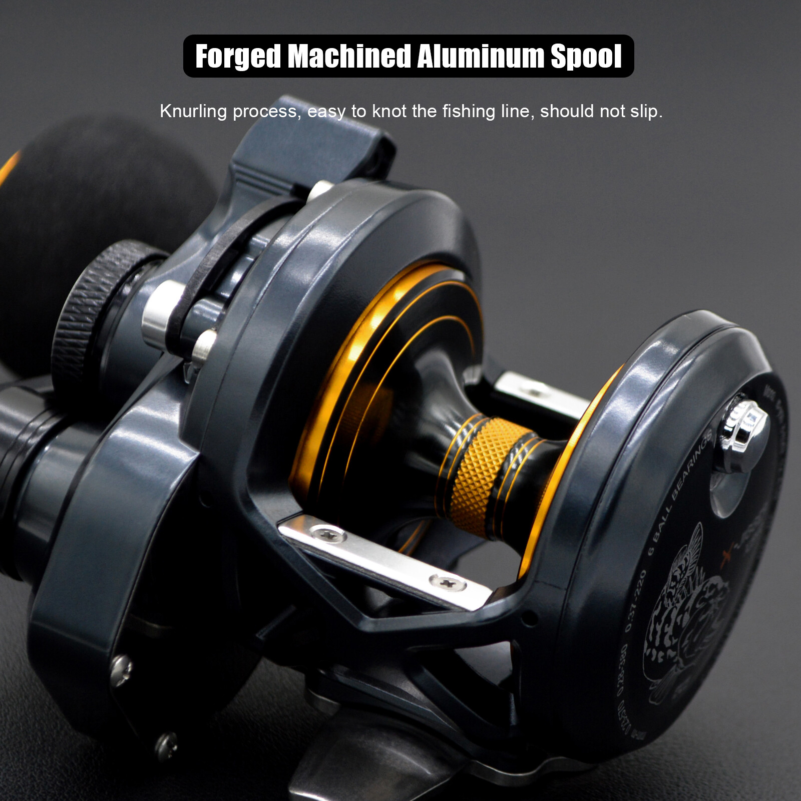 TICA X-Jigger Offshore Trolling Fishing Reel 22LB Lever Drag 42 IN Line ...