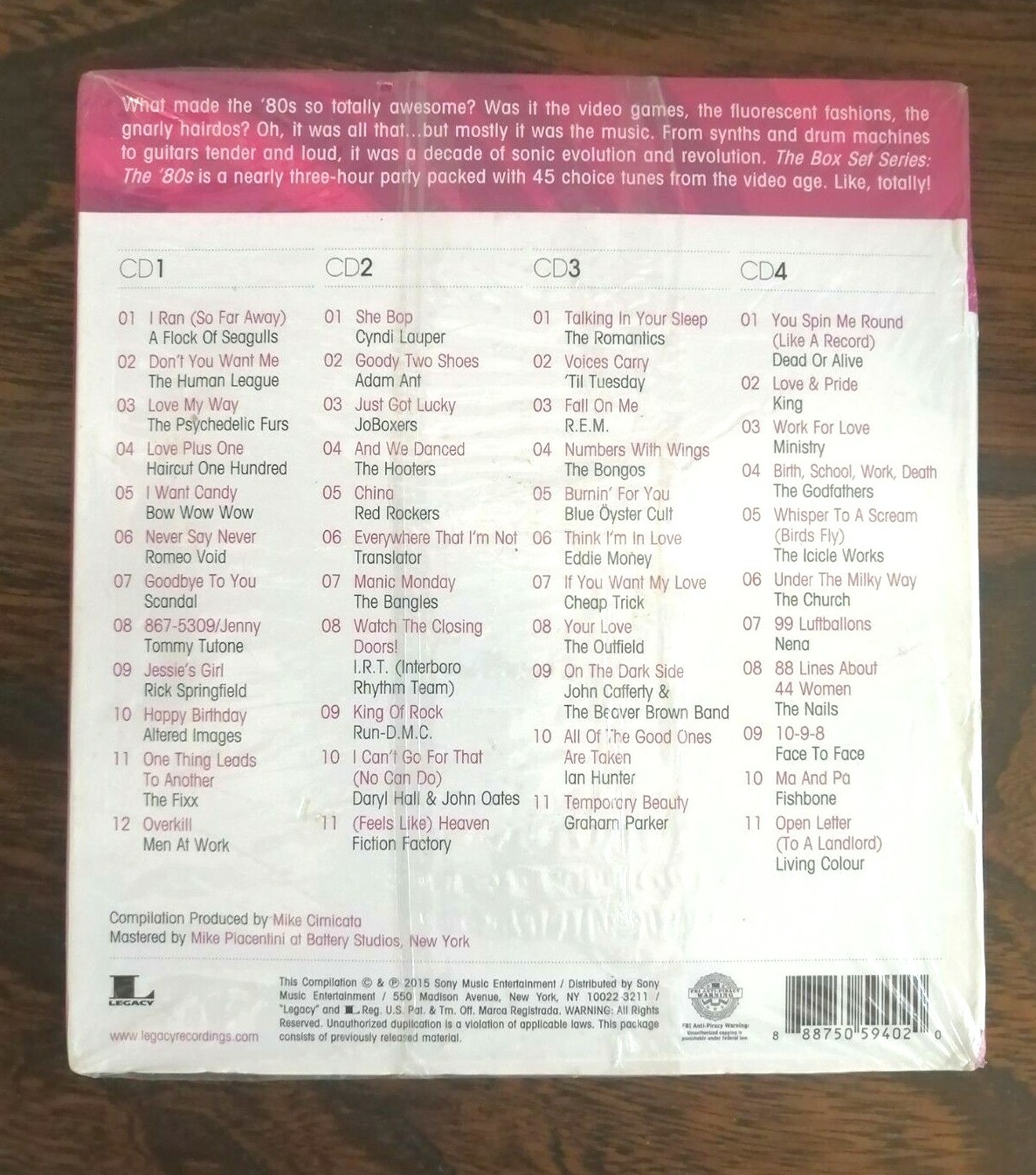 '80s Box Set Series (4CD) Flock of Seagulls, Blue Oyster Cult, Nina ...