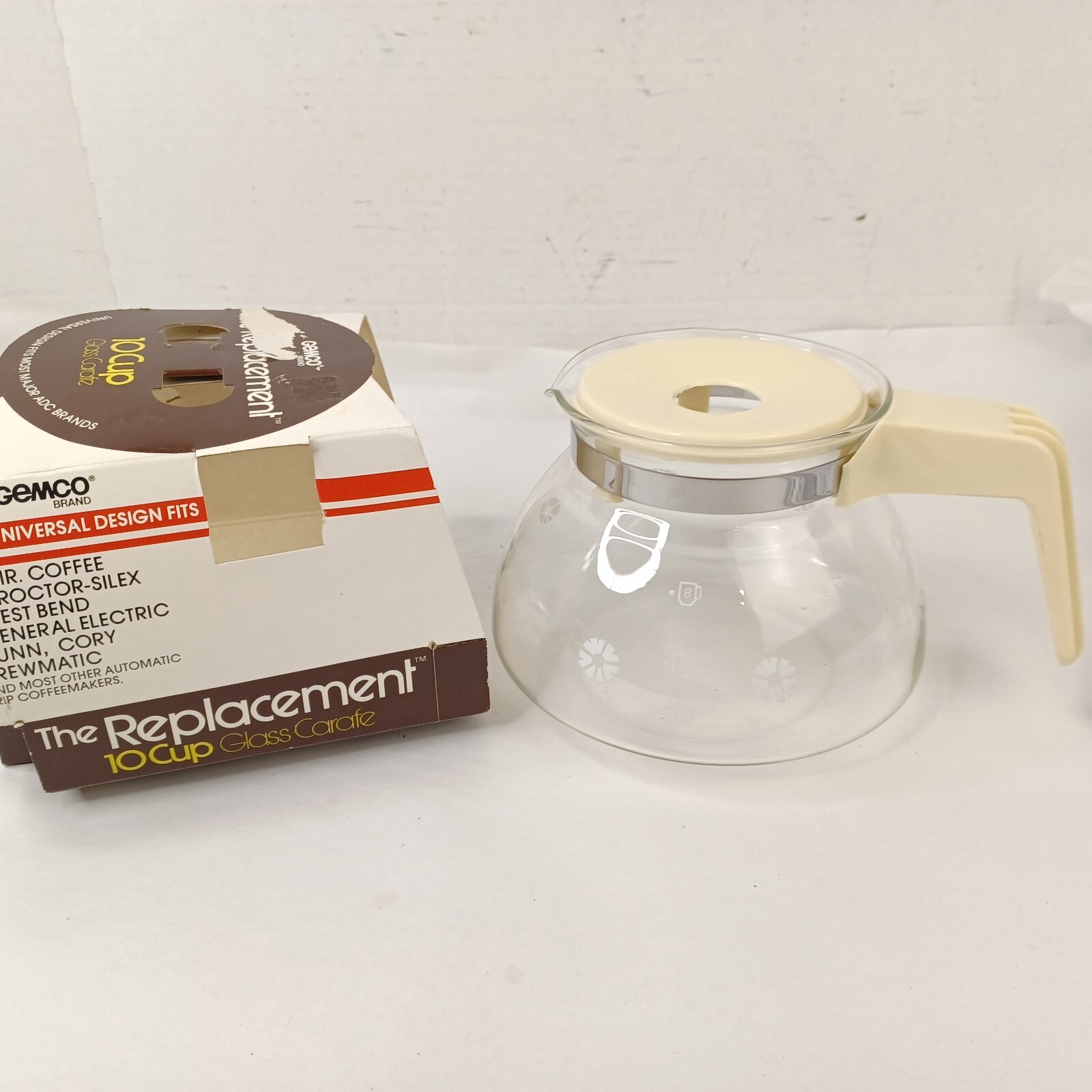 Gemco Replacement Coffee Pot Glass Carafe 10 Cup 1983 New | eBay
