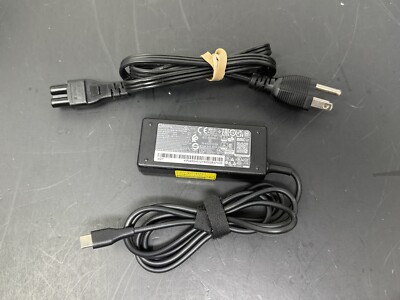OEM Chicony AC Adapter Charger A16-045N1A 20V 2.25A w/Power Cord USB-C ...