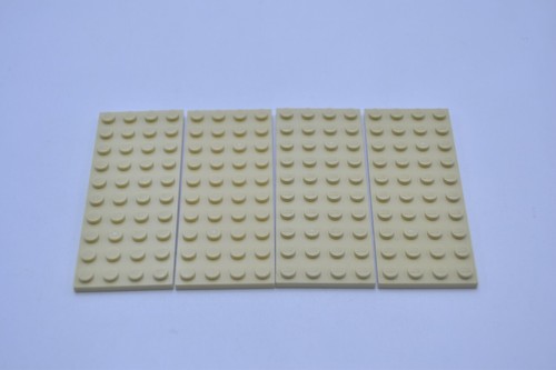 LEGO 4 X Plaque de Base Panneau Construction Beige Tan Basic Plateau ...