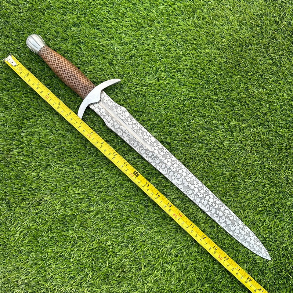 Beautiful Custom Made J2 Steel Blade Sword w/Sheath ,- Fantasy Warrior ...