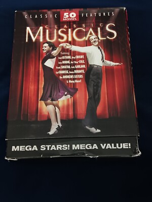 Classic Musicals 50 Movie Collection (DVD) (12-Disc Set) (VG) (W/Case ...