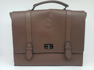 Ease Gave Brown Laptop Tote Bag with Multi-Pockets | eBay