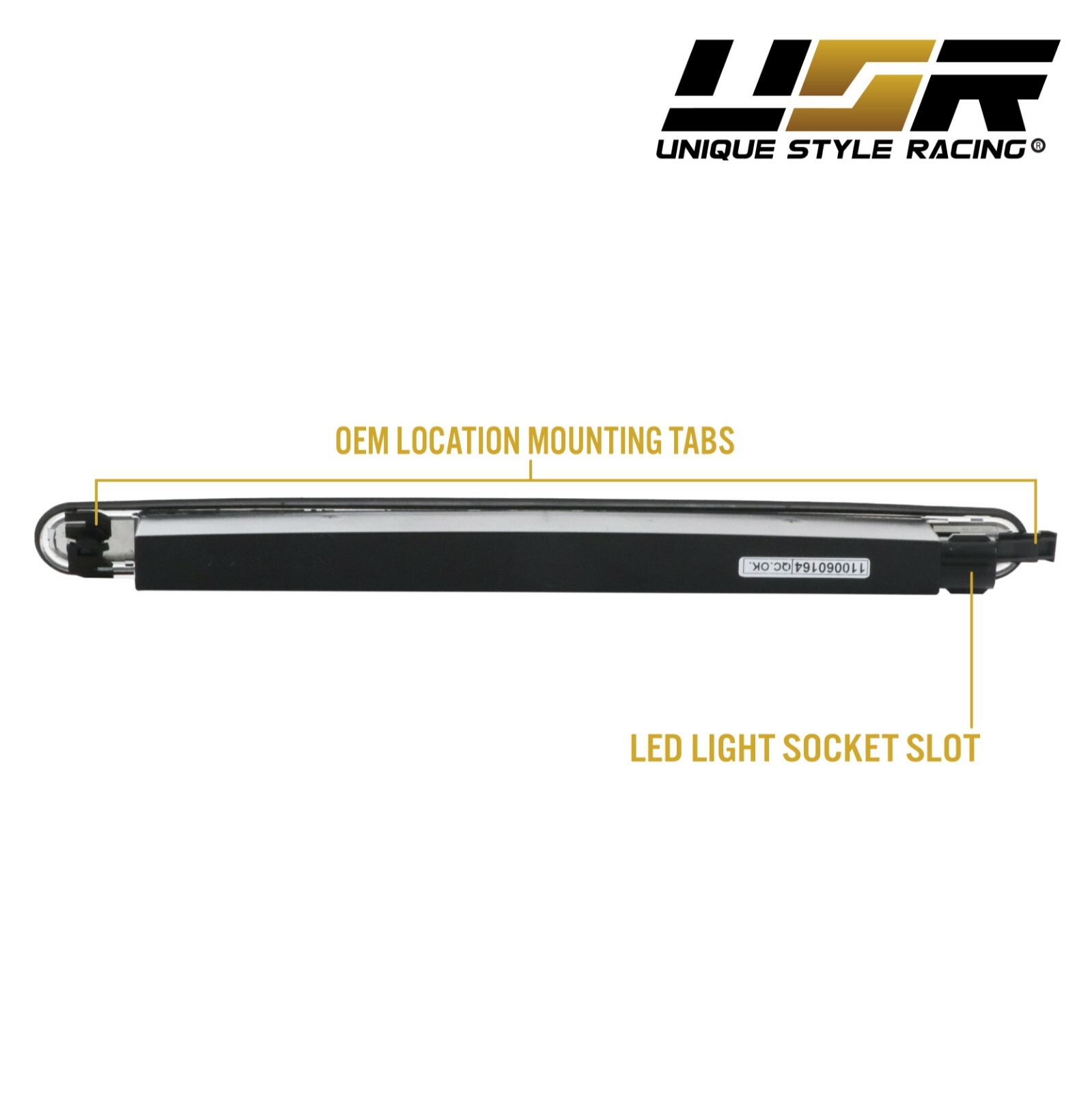 USA Smoke LED 3rd Third Brake Tail Stop Light For 98-04 Porsche 911 996 ...