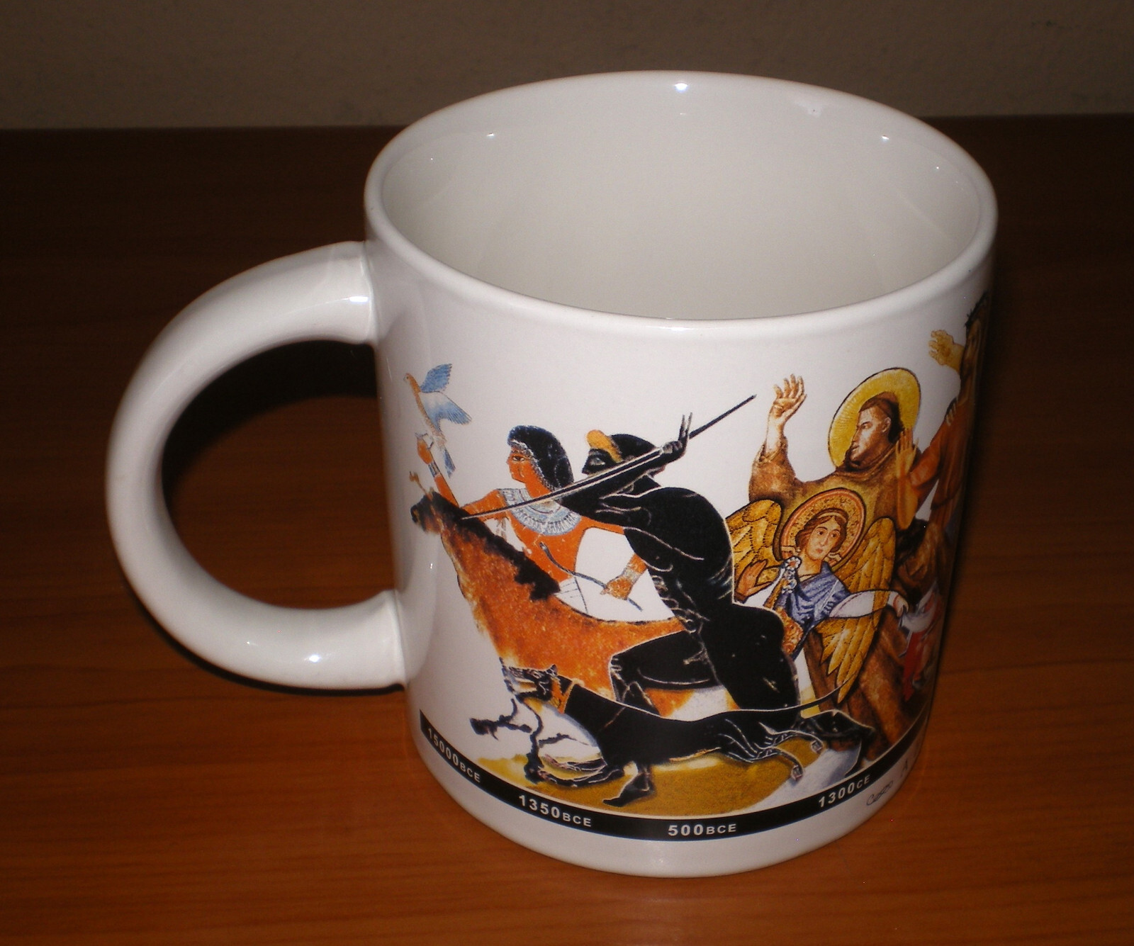 2015 BRIEF HISTORY OF ART Artist History Coffee Mug * Monet Warhol ...