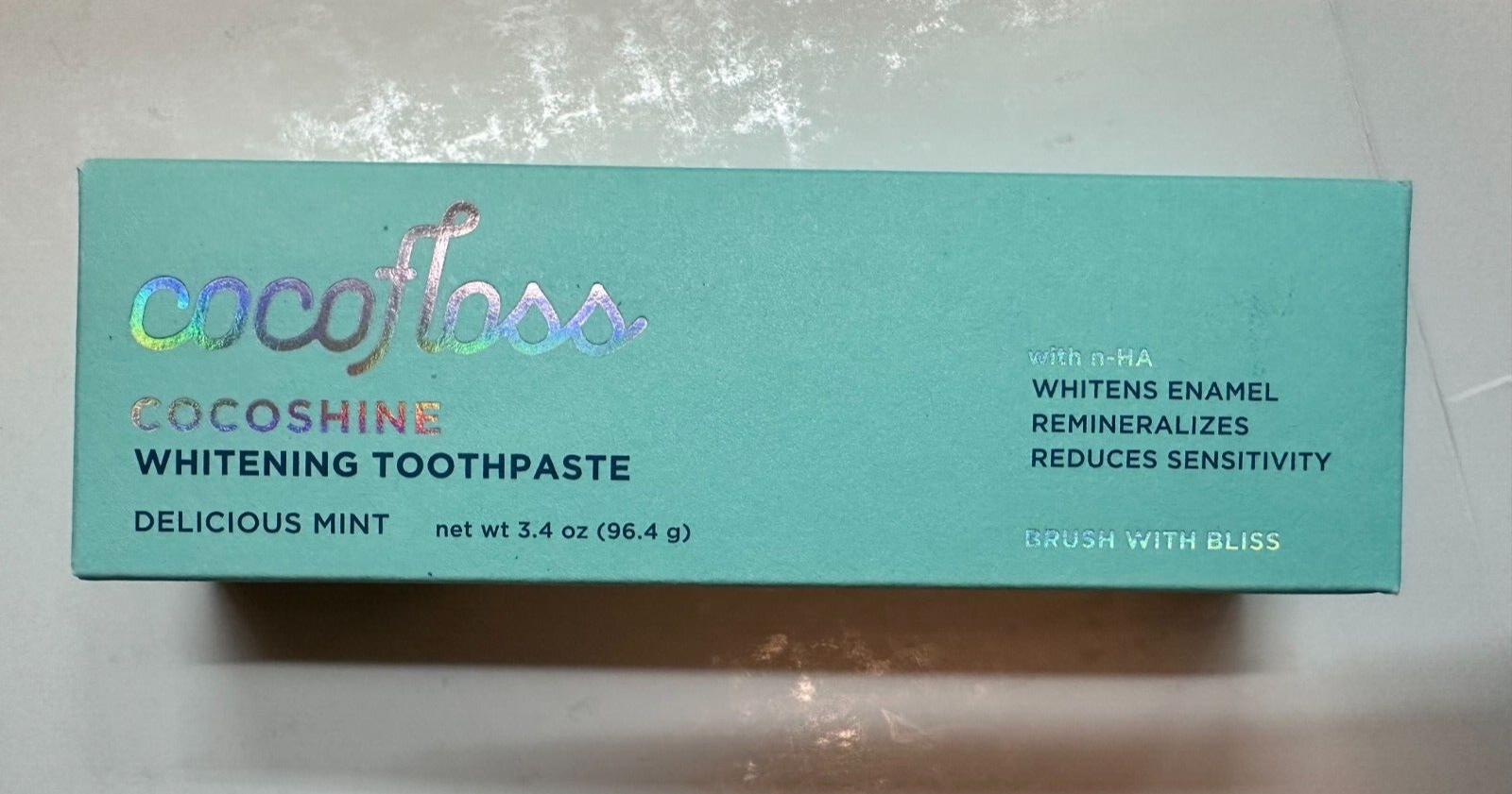 COCOSHINE by Cocofloss WHITENING TOOTHPASTE - DELICIOUS MINT | eBay