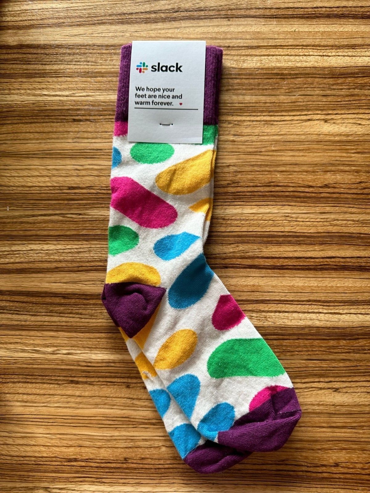 slack socks - promo item from SXSW 2023 | eBay